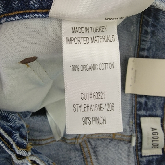 Agolde | Jeans | Agolde 9s Pinch Waist Backdrop Wash New With Tags Size ...